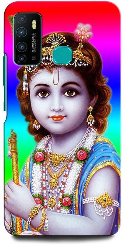 INTELLIZE Back Cover for Infinix Hot 9 KRISHNA, LORD KRISHNA, VASUDEV ...