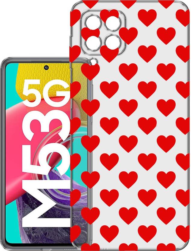 HANIRY Back Cover for Samsung M53 / SM-A536EZKGINS mobile cover | HEART ...