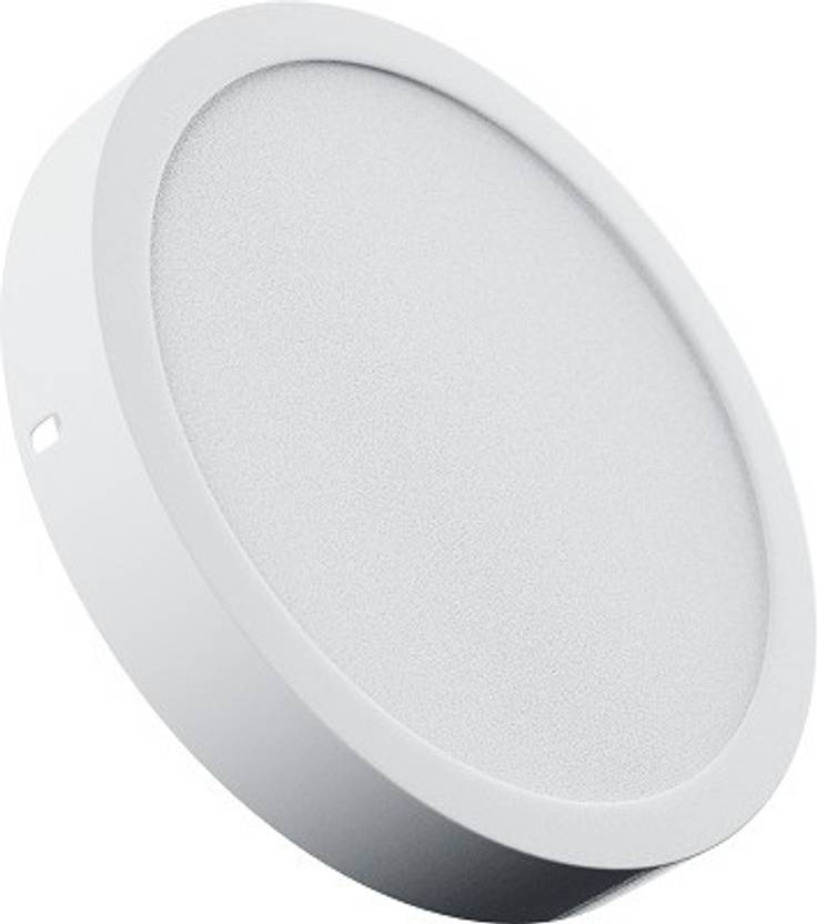 Nortek Superia 8 W Round Surface LED Panel Light, Warm White, No False ...