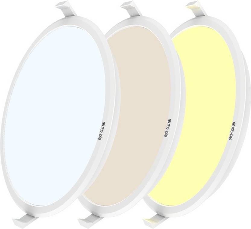 Polycab Polycab 15W Scintillate 3-in-1 Color Changing LED Panel Light ...