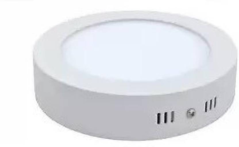 Nightstar 10 Watt Round LED Ceiling Surface Panel Down Light Pack of 1 ...