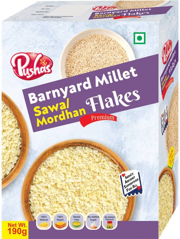 Pusha's Barnyard Millet Mordhan,Bhagar,Sama Flakes-Protein rich ...