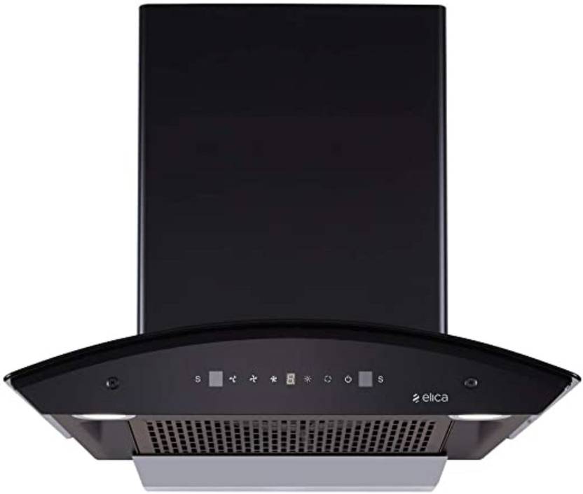 Elica FLCG 600 HAC LTW MS NERO Auto Clean Wall Mounted Chimney Price in ...