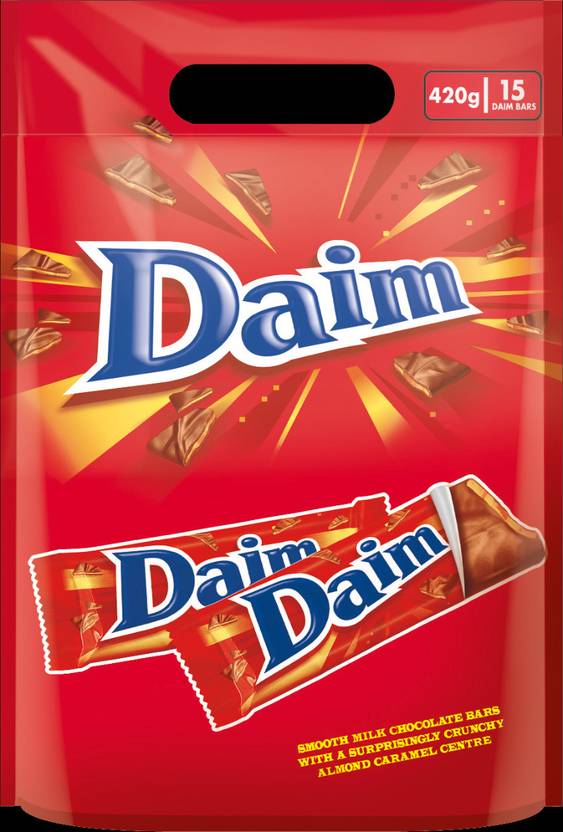 daim Smooth Milk Chocolate Bars With Crunchy Crispy Almond & Caramel ...