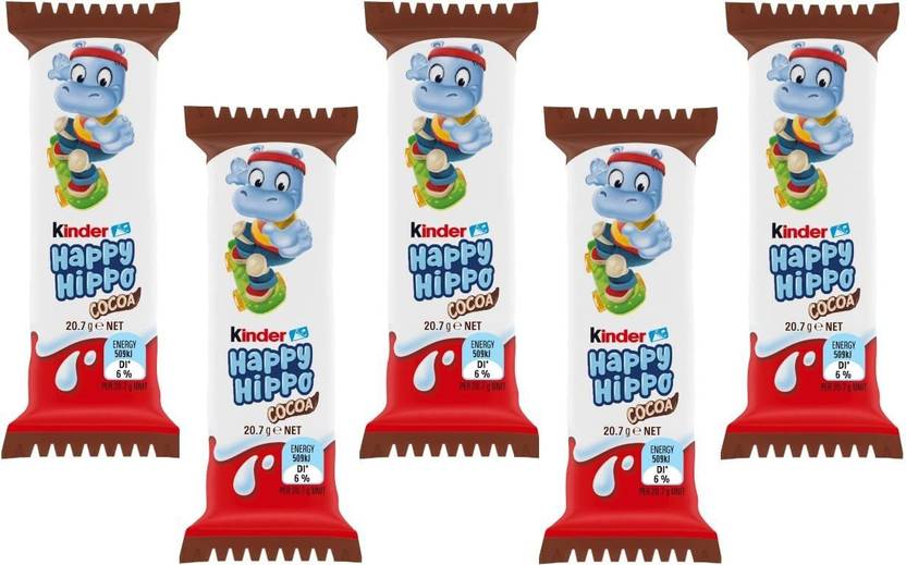 Kinder Happy Hippo Mini Bunny In Crispy Wafer Stuffed With Milk ...