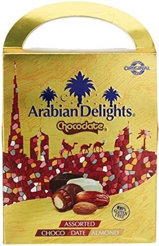 Arabian Delights Chocodate Assorted Choco With, White, Dark, Milk ...