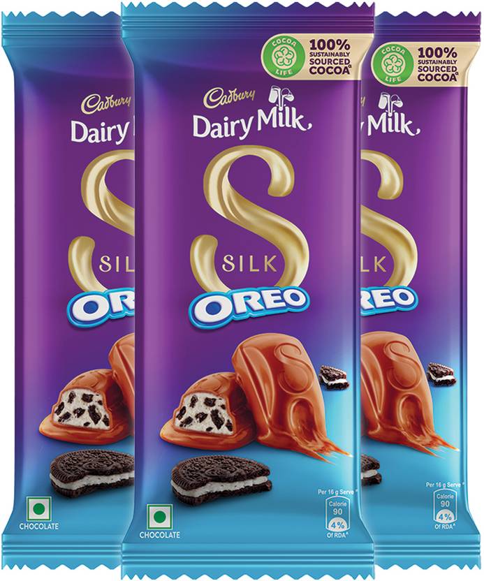 Cadbury Dairy Milk Silk Oreo Chocolate Bars Price in India - Buy ...