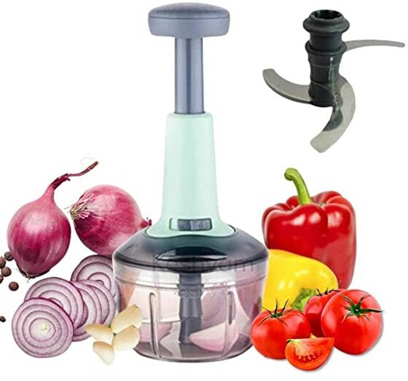 Stelicon Chopper Large Manual Hand-Press Vegetable Push Chopper ...