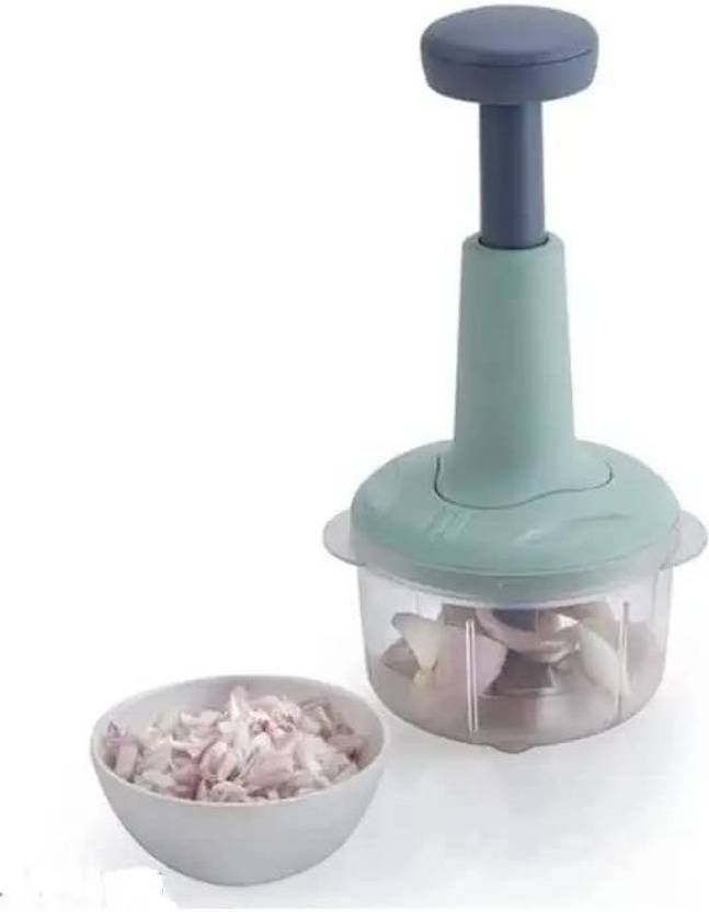 itsmore Kitchen Handy Push Plastic Vegetable & Fruit Chopper/Stainless ...