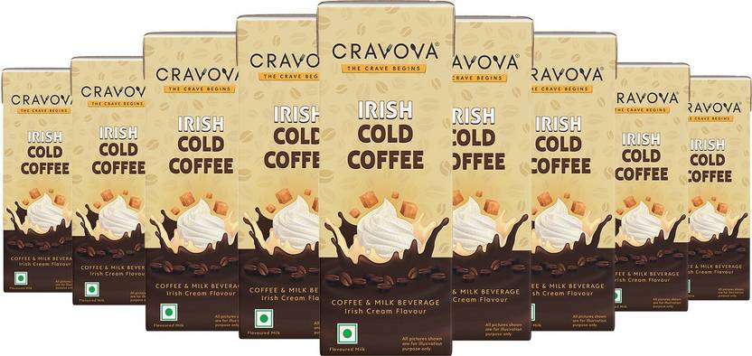CRAVOVA - THE CRAVE BEGINS Irish Cold Coffee Tetra Pack Instant Coffee ...