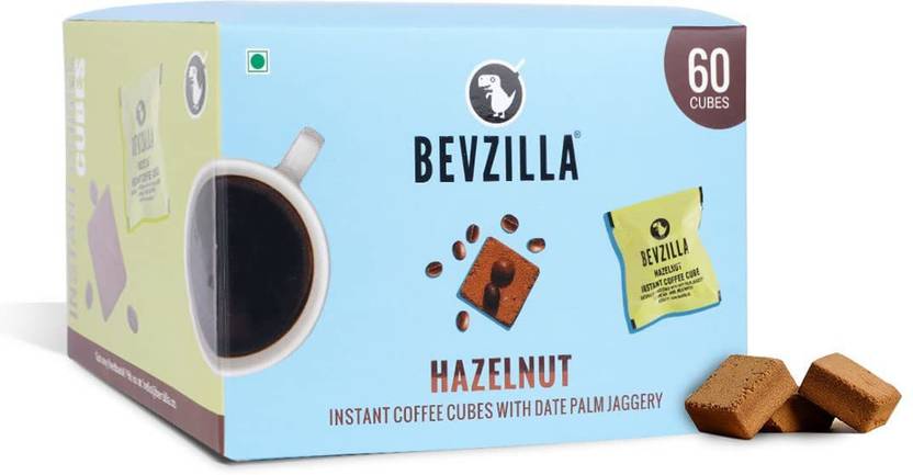 Bevzilla 60 Instant Coffee Cubes Pack with Organic Date Palm Jaggery, 5 ...