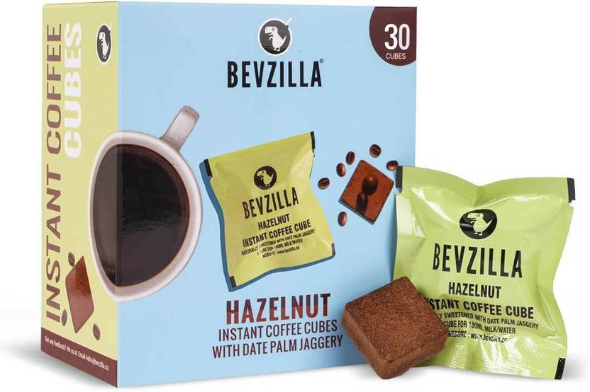 Bevzilla Instant Coffee Cubes - 30 Pack (Hazelnut), Date Palm Jaggery ...