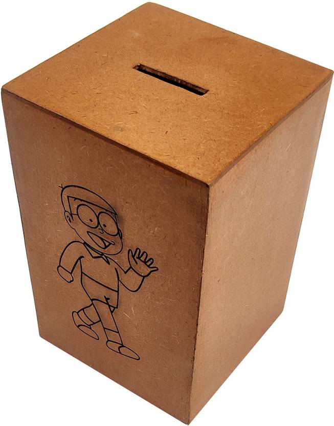 VANIYA CRAFTS MDF Nobita Money Bank / Coin Box / Gullak for Kids ...