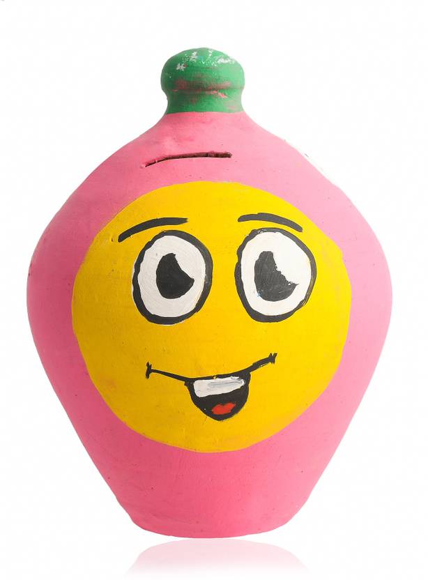 SOMUDEE Creative Mitti Ki Gullak/Clay Gullak Large Coin Bank (Gift for ...