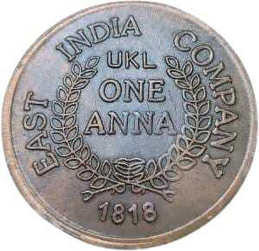 PATHAYAM East india company uk one anna coin,shiv parvati 1818 coin ...