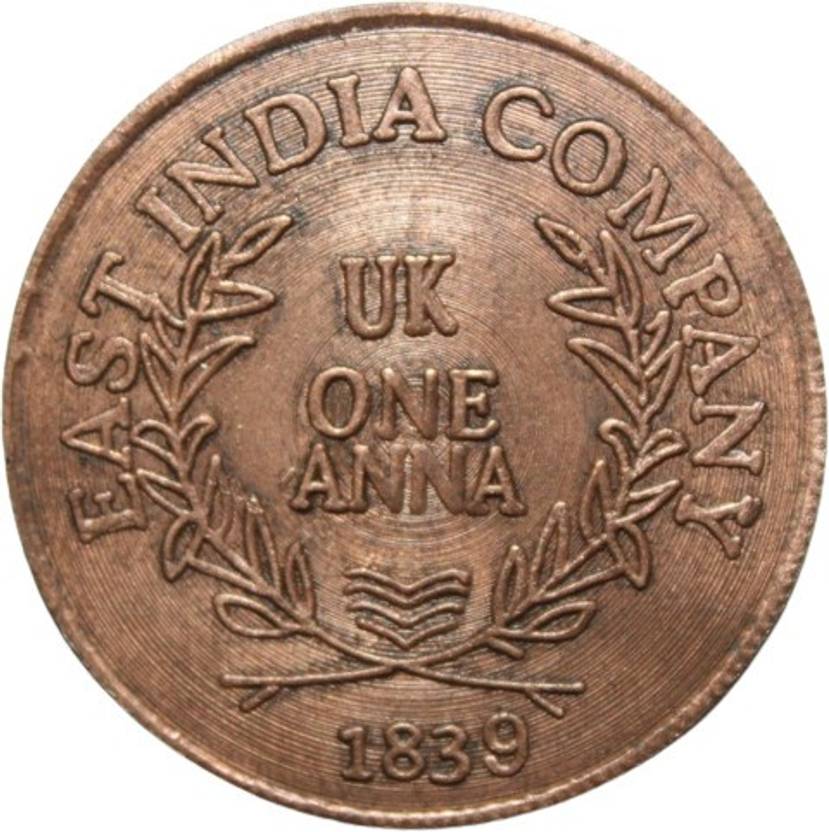 imperialshop #BA183 - (Token) One Anna (1839) "Lord Ram, Sita, Laxman ...