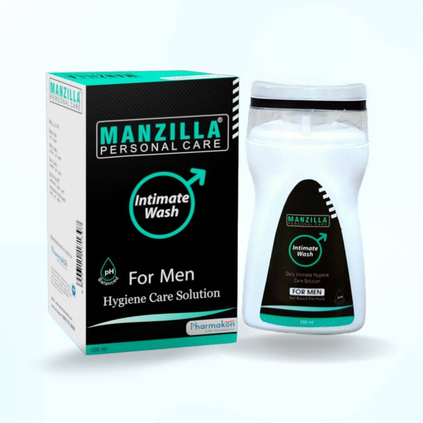Manzilla Intimate Wash For Men | With Aloe Vera & Tea Tree Oil | 100 % Ayurvedic 100 ml Price in ...