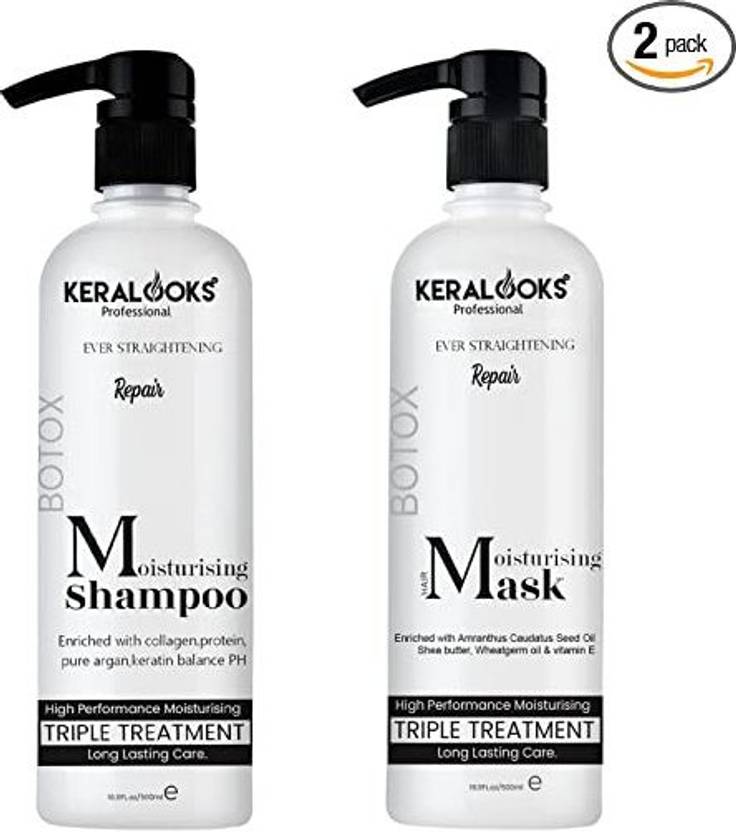 keralooks professional moisturising ever straightening hair Botox ...