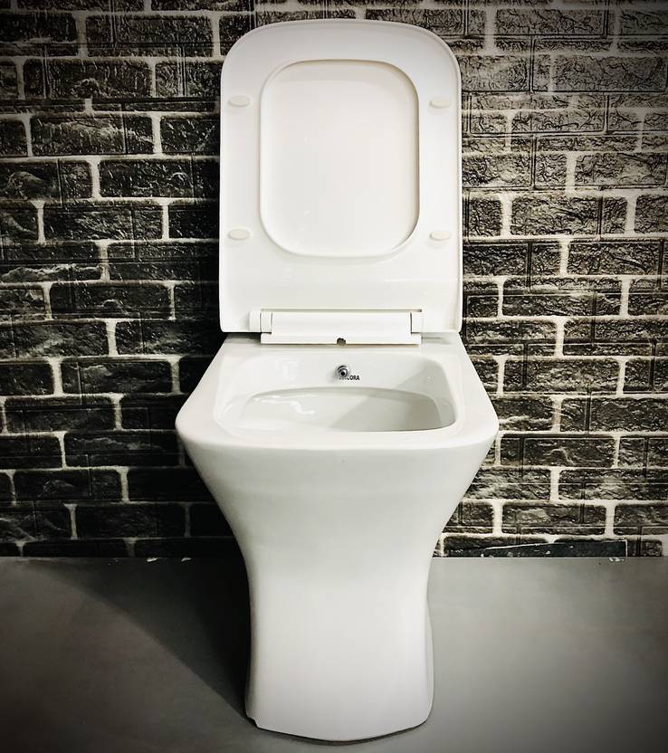 Delta Premium Grade Ceramic Floor Mounted European Water Closet Western ...