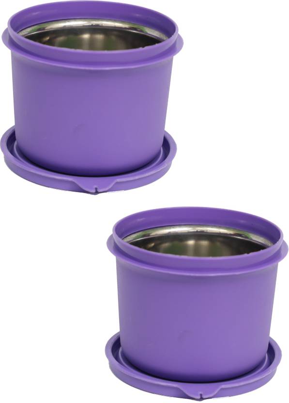 Mangalmay 2 Stainless Steel Containers 650ml Jars & Containers - 650 ml ...