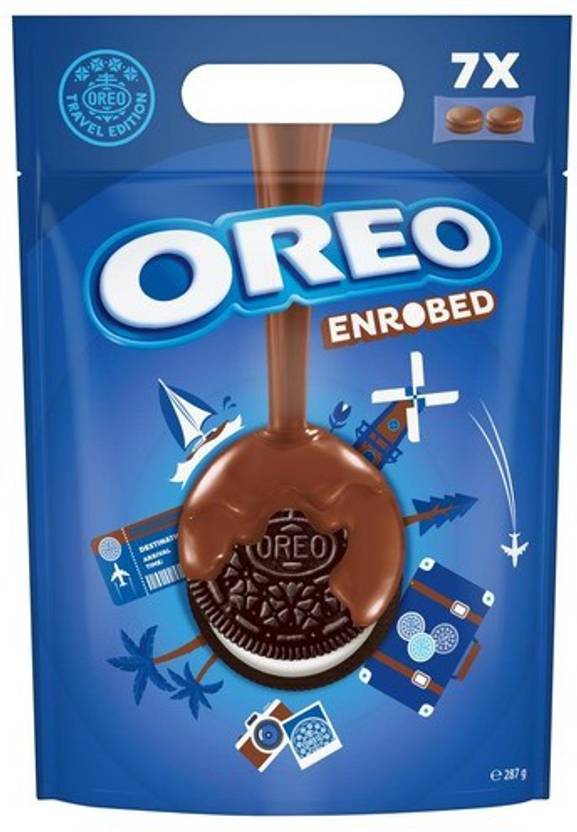 OREO Chocolate Flavour Cookies With Vanilla Flavour Filling New Pack ...