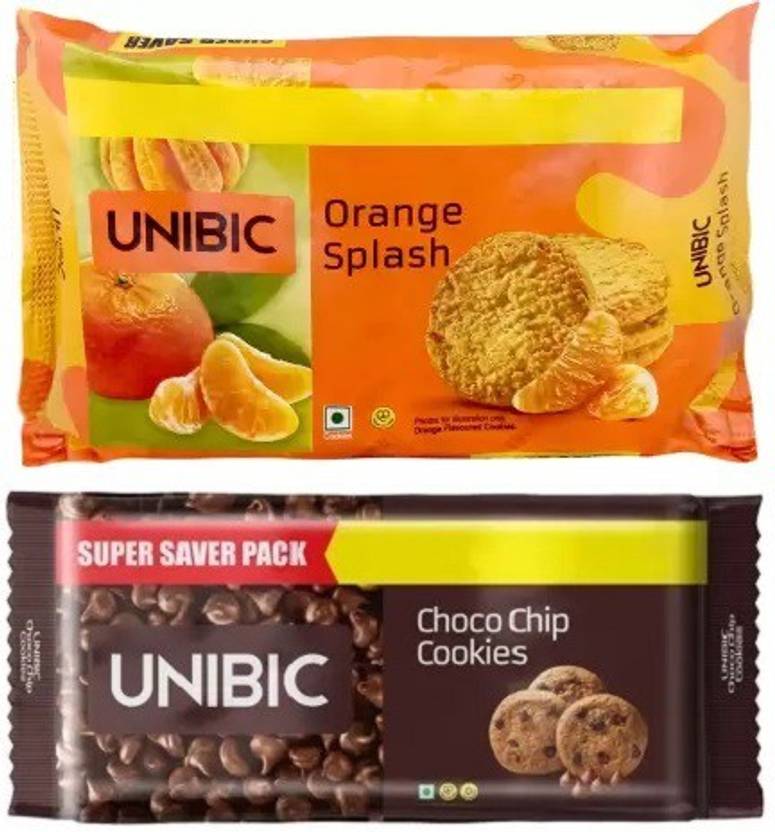 UNIBIC Choco Chip | Orange Splash 500g Cookies Price in India - Buy ...