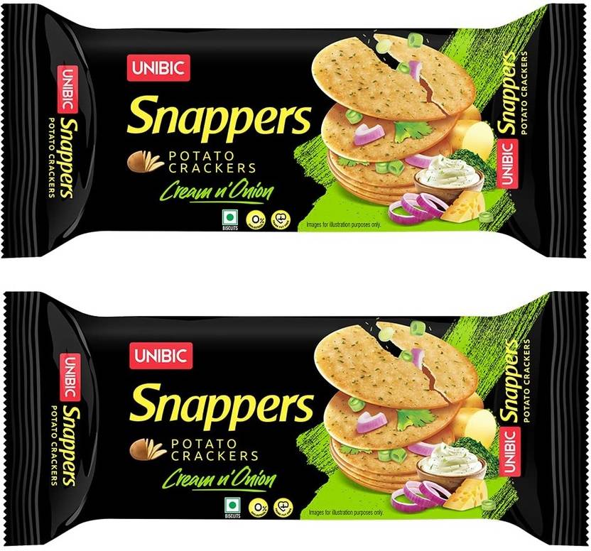 UNIBIC Snappers Cream N Onion 300g Cookies Price in India - Buy UNIBIC ...