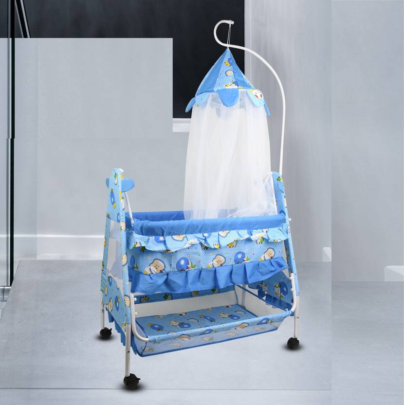 flammable Cradle for baby boy and girls. Cradle With Swing And Mosquito ...