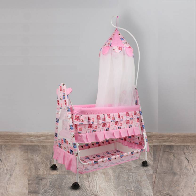 DASAN Cradle for baby boy and girls. Cradle With Swing And Mosquito Net ...