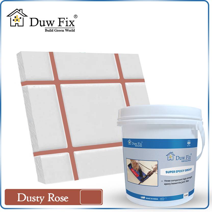 DUW FIX Epoxy Tile Grout 3 Components dusty rose COLOR Crack Filler ...
