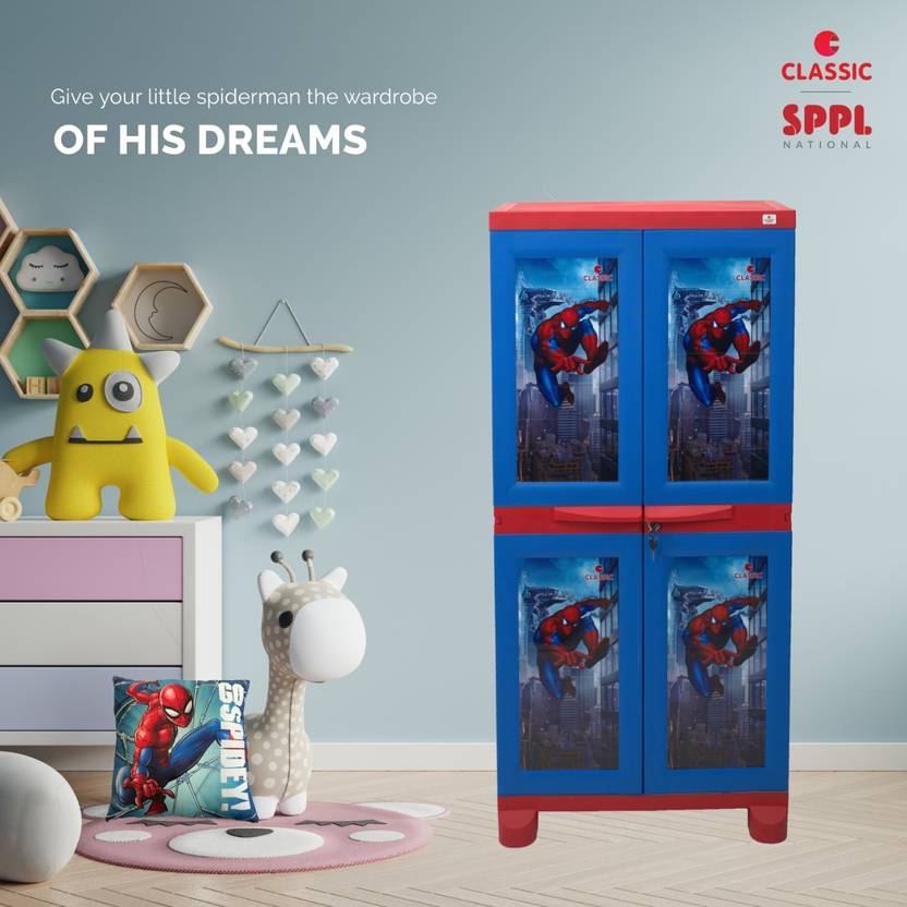 Classic Furniture Spiderman Theme Wardrobe|Closet|Cabinet with Hanging ...