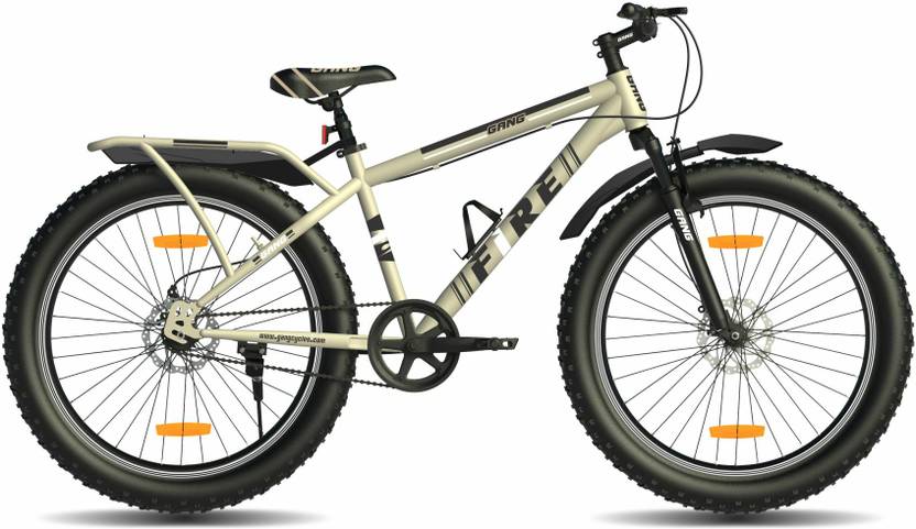 GANG FIRE Front Suspension Dual Disc Brake with IBC 26 T Fat Tyre Cycle ...