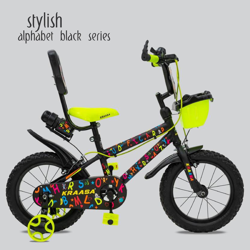 Kraasa Kids Cycles For Boys & Girls 3 To 5 Years (Semi-Assembled) 14 T ...