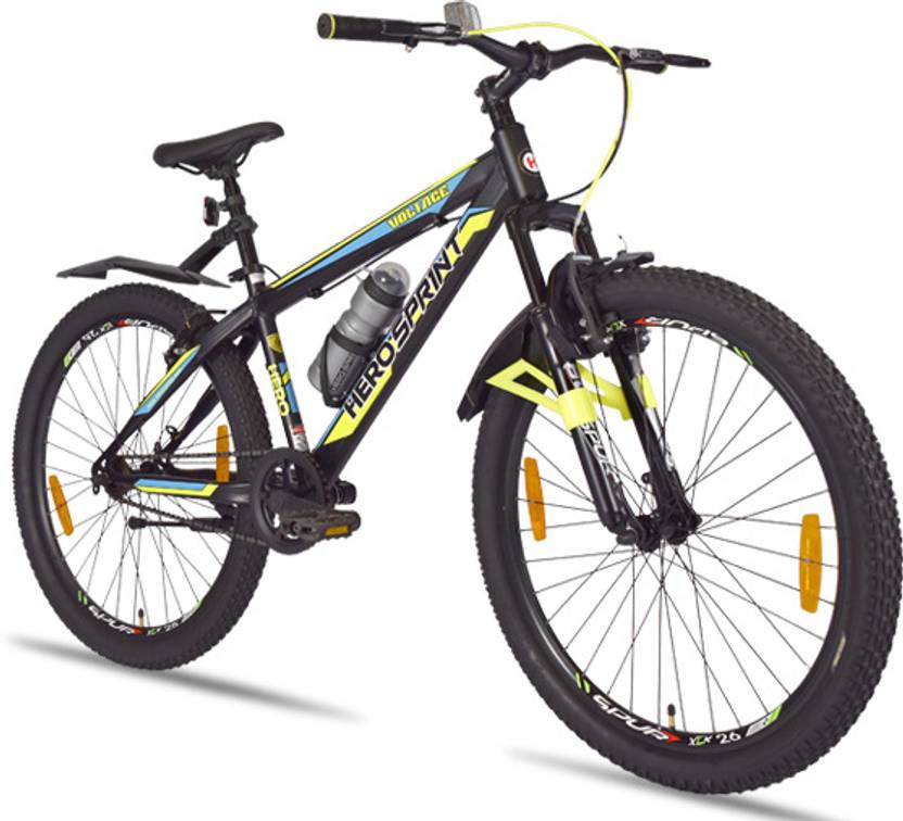 HERO CYCLES Sprint Voltage 26T Single Speed Dual Disc 26 T Mountain ...