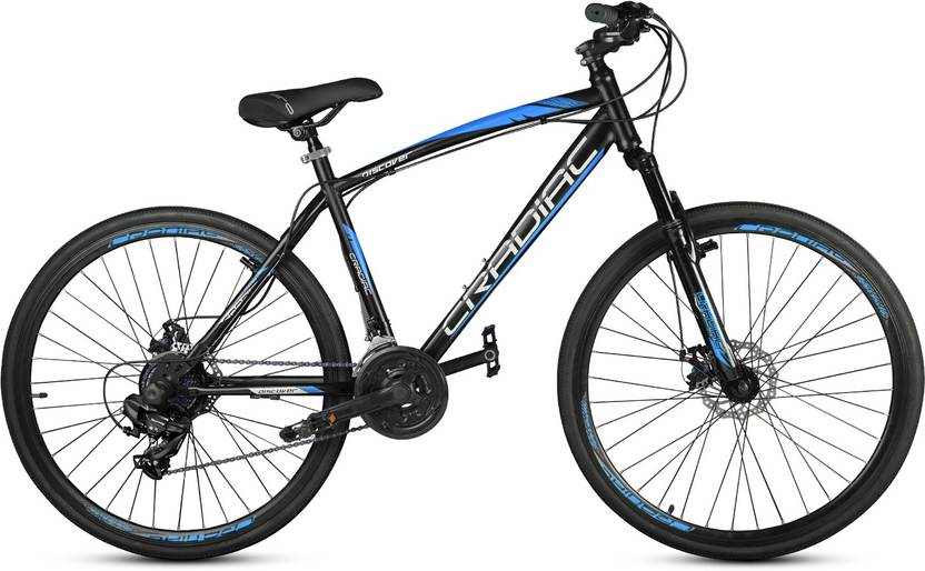CRADIAC DISCOVER PRO 21 SHIMANO GEAR BLUE 700C T Hybrid Cycle/City Bike Price in India - Buy ...