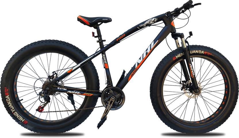 NHL Jaguar PT002 Fat Bike with 21 Gears Multi Speed, Fat Cycle with ...