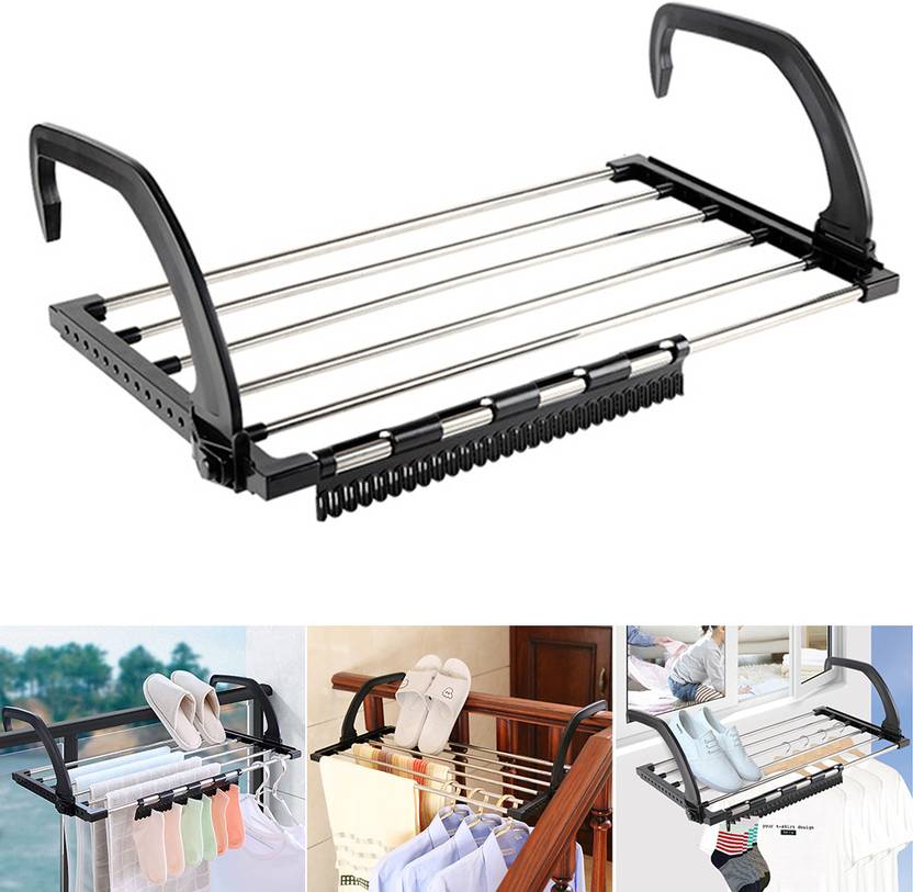 HASTHIP Foldable Clothes Drying Rack, Portable Clothes Dryer Stand for ...