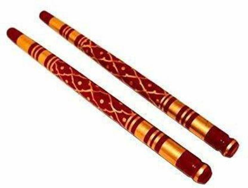 Sensimon Special Sankheda Dandiya Sticks for Navaratri Garba Set of 12 ...