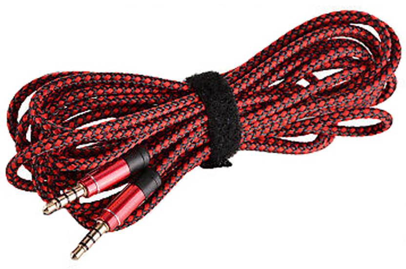 WONDER CHOICE AUX Cable 3 m 3-Meter Long 3.5mm Audio Jack Connector for ...