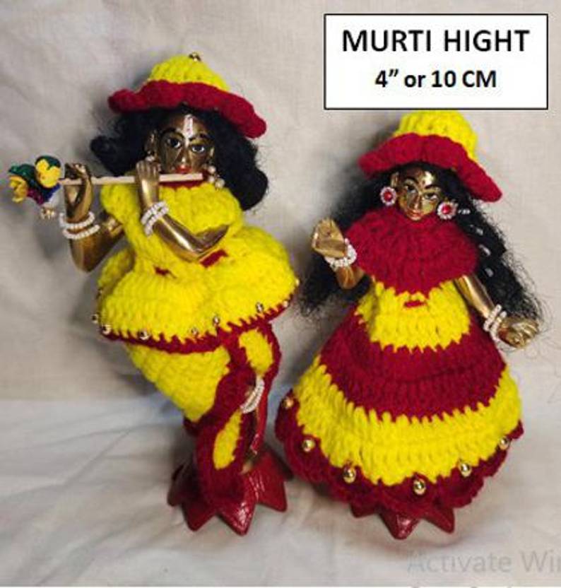 GOD FASHION RADHA KRISHNA Dress Price in India - Buy GOD FASHION RADHA ...