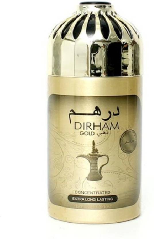 dirham Gold Perfumed Body Spray 250ML Perfume Body Spray - For Men ...