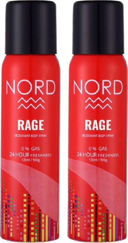 NORD Rage 120ml Each Perfume Body Spray - For Men - Price in India, Buy ...