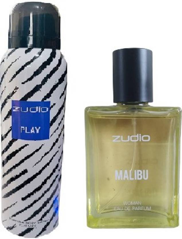 zudio MALIBU-1,PLAY-1 PACK OF 2 Body Spray - For Men & Women - Price in ...