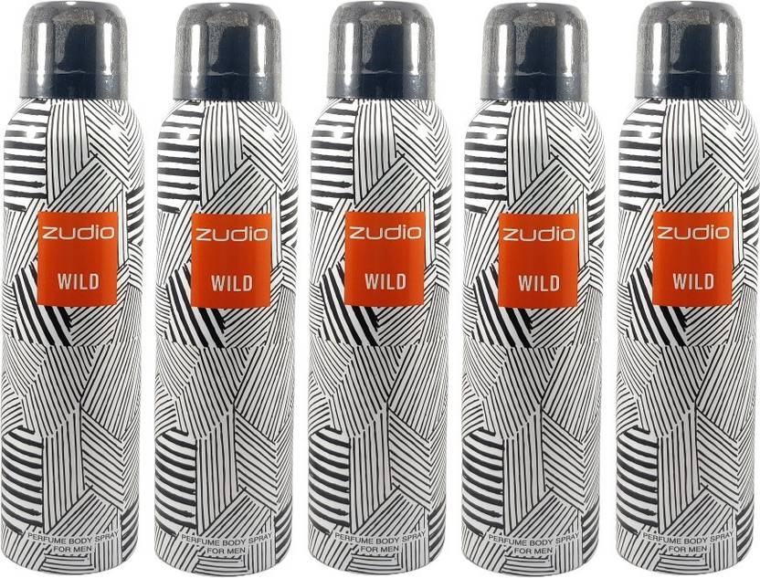 zudio WILD MEN DEO (PACK OF -5) Body Spray - For Men & Women - Price in ...