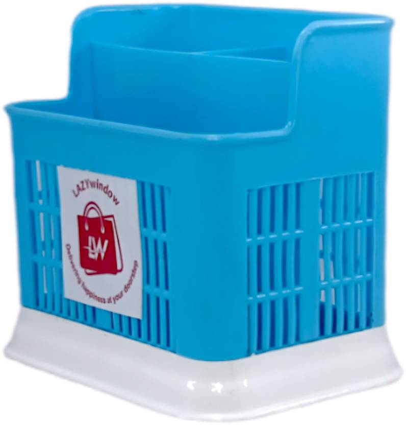 Flipkart.com | LAZYwindow 4 Compartments Plastic Desk Organiser ...