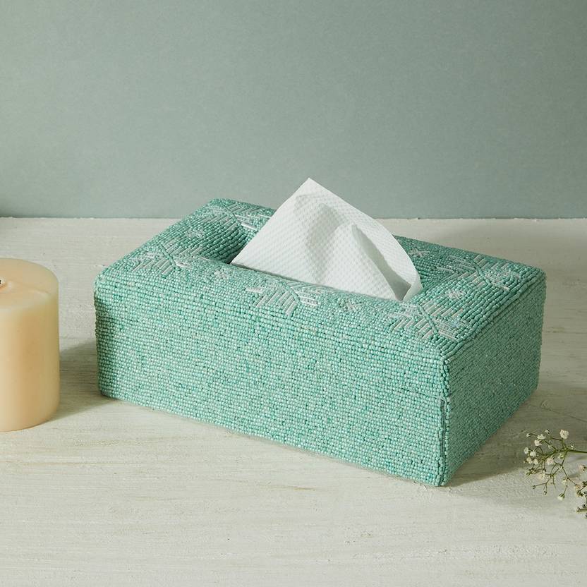 Flipkart.com | Fabindia 0 Compartments Glass Tissue Box - Tissue Box