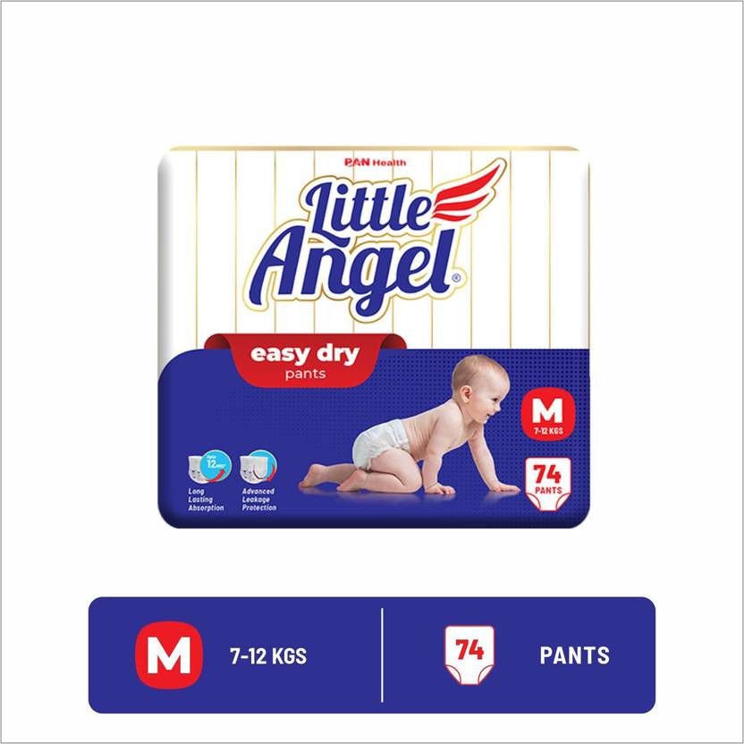 Little Angel Easy Dry Diaper Pants with 12 hrs absorption Medium (M ...