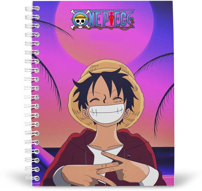 PurpleBees ONE PIECE LUFFY DIARY AS ANIME GIFT FOR MANGA LOVER A5 Diary ...
