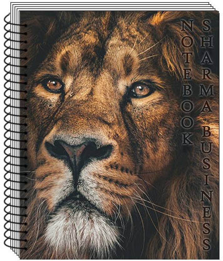 SHARMA BUSINESS Big A4 Spiral Unruled Notebook, 75 GSM Paper, Set of 1 ...