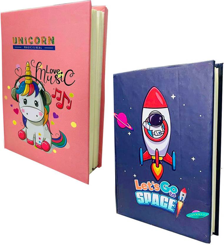 Neel® 2Ps A6 Dairy Notebook for Kids Pocket Diary Hardbound Small ...